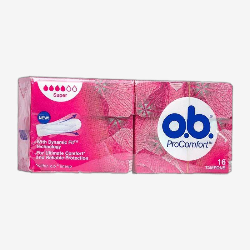 O.b. ProComfort Super Tampong 16 st | Tryggt, billigt och snabbt
